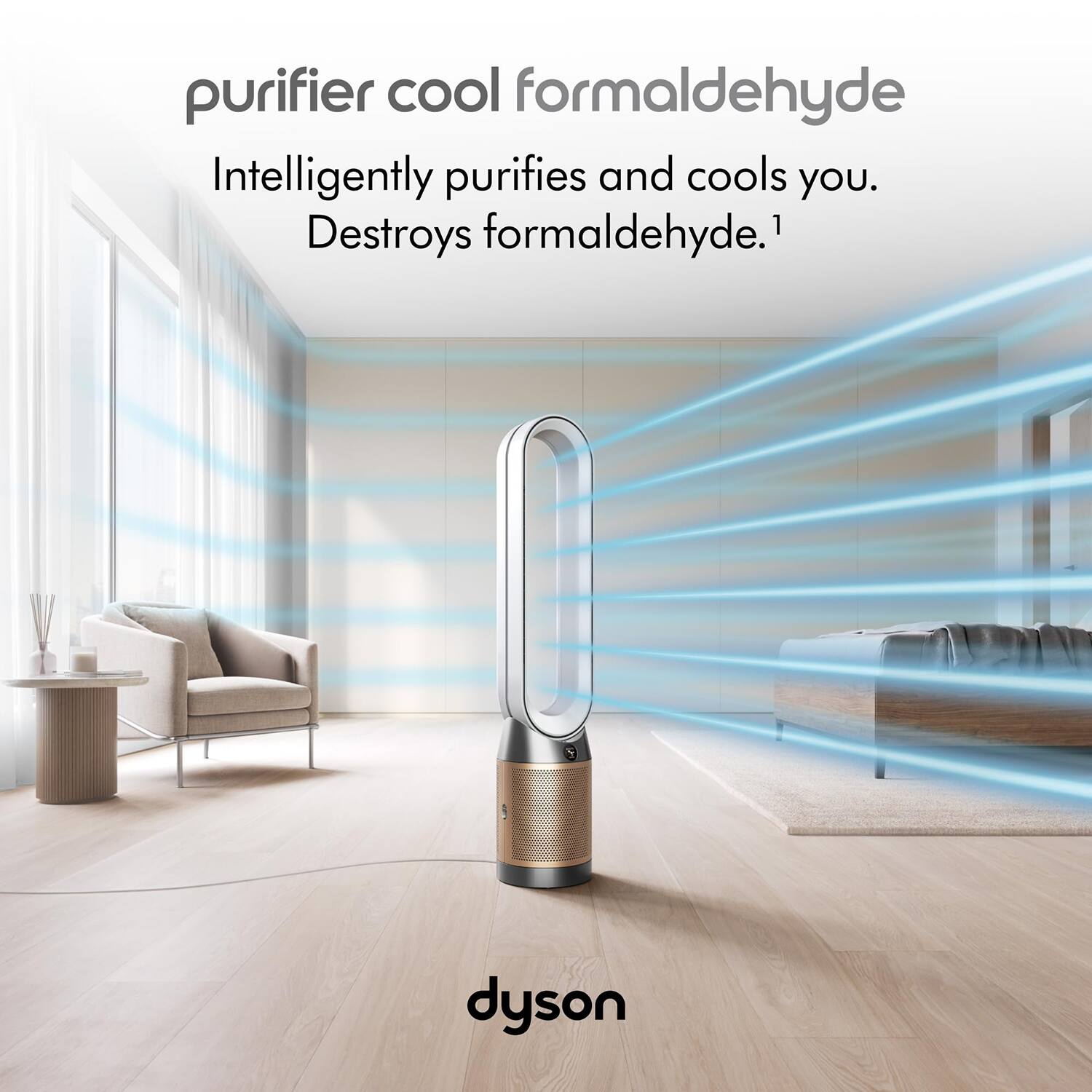 Dyson Purifier Cool Formaldehyde Air Purifier and Fan TP09 White|Gold ...