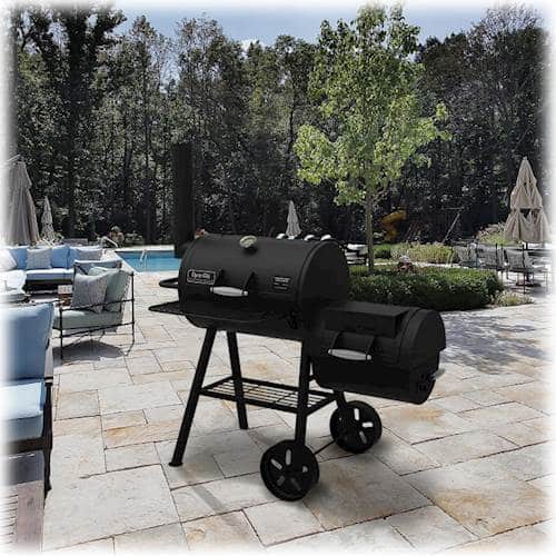 Best Buy: Dyna-Glo Signature Series Charcoal Grill and Offset Smoker Black DGSS730CBO-D