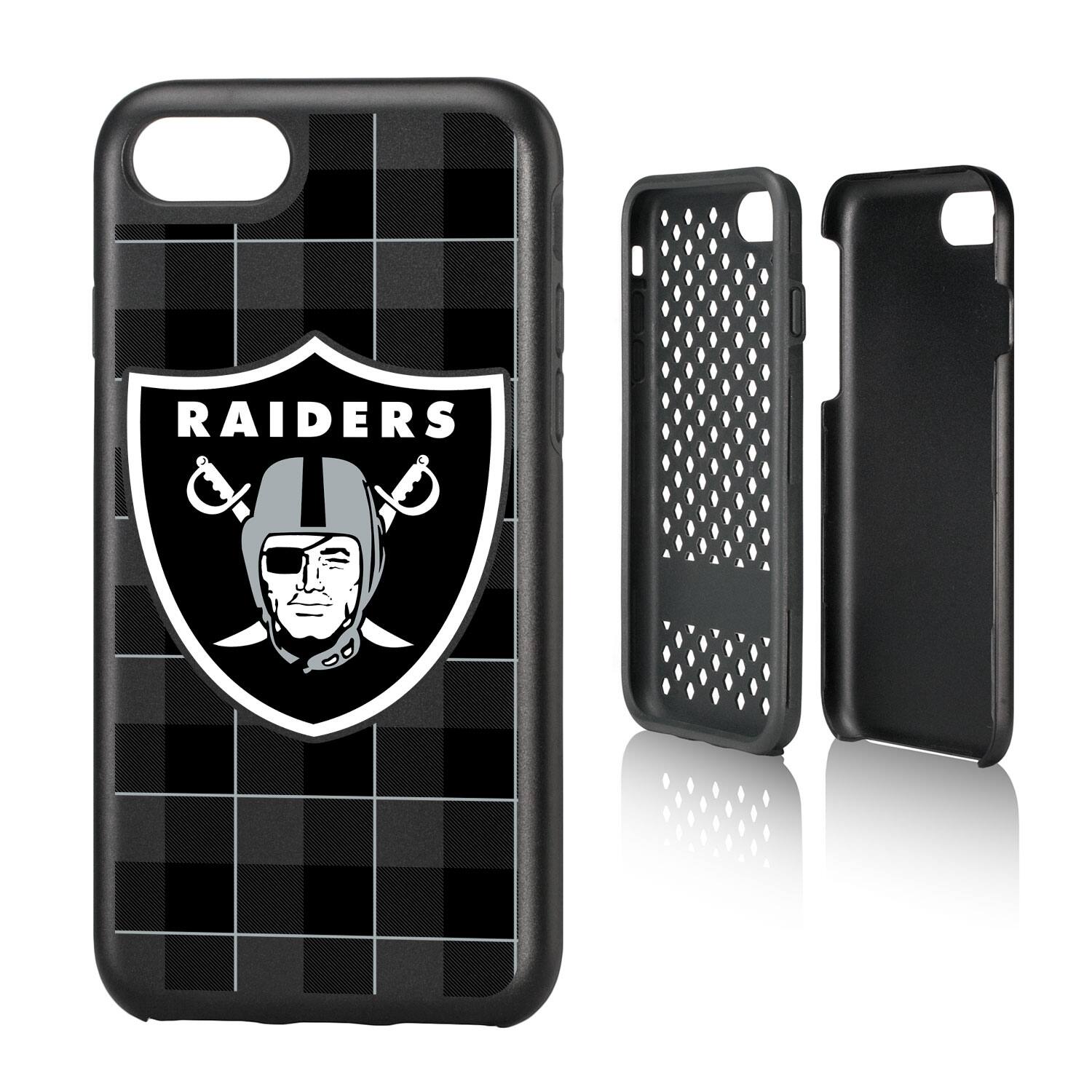 Keyscaper NFL Las Vegas Raiders iPhone Rugged Plaid Design Case 7/8 ...