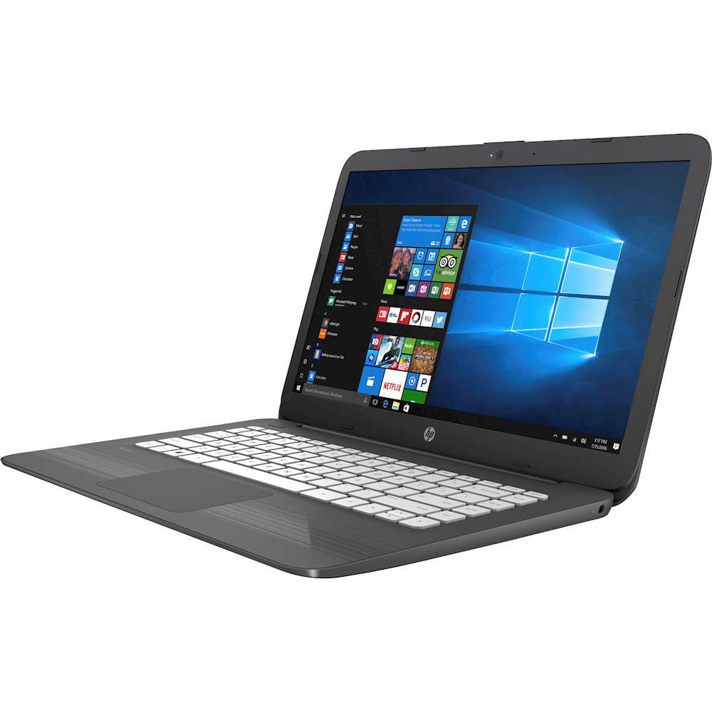 Best Buy: HP Stream 14" Laptop Intel Celeron 4GB Memory 64GB eMMC Flash Memory Textured linear ...