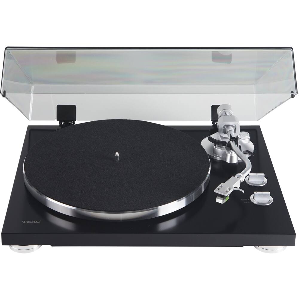 Best Buy: TEAC Stereo Turntable Gloss Black TN-400S-B