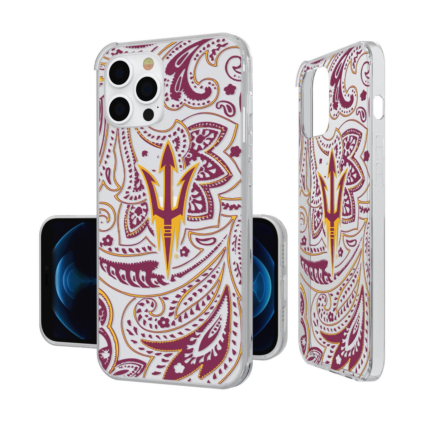 Keyscaper NCAA Arizona State Sun Devils iPhone Paisley Design Clear ...