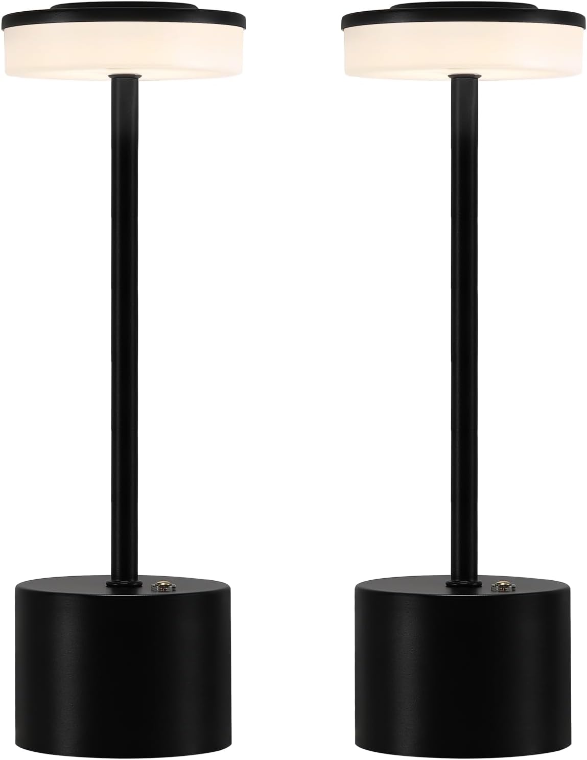 Stamp n Camp Cordless Table Lamp Portable LED Desk Lamp 5000mAh Battery ...