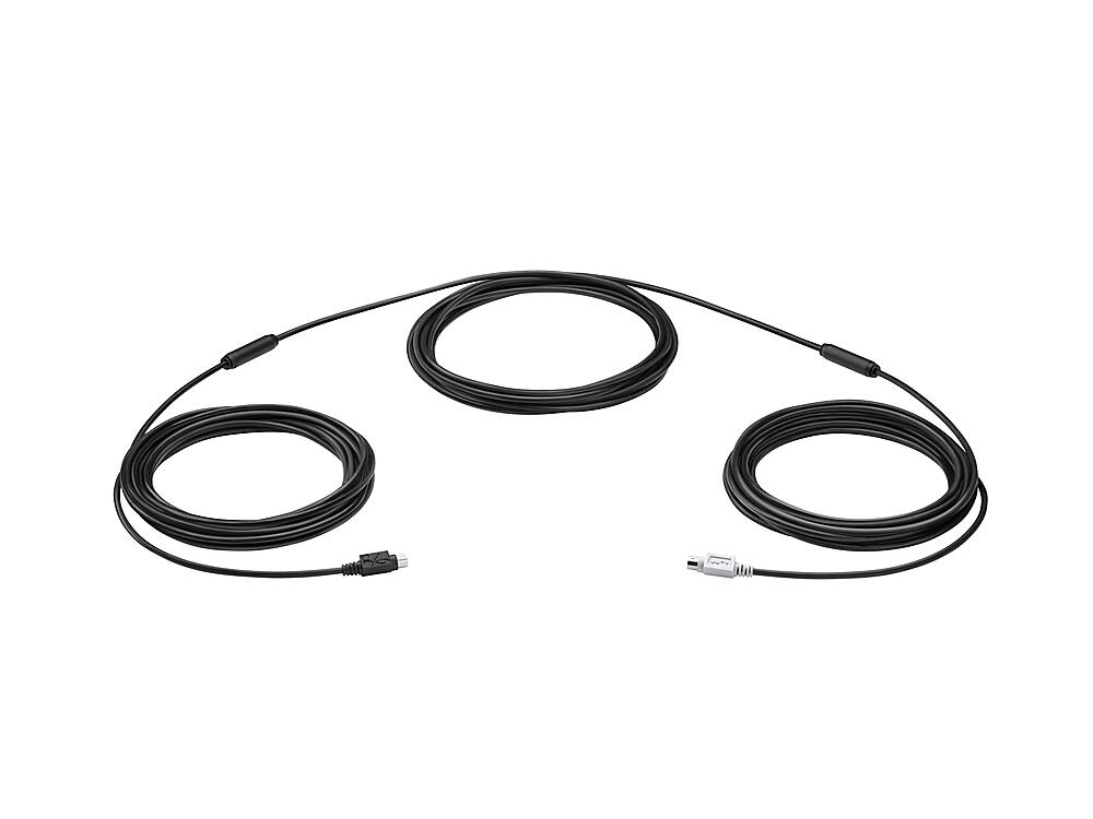 49 ft Extender Cable for Logitech GROUP Conference System Black 939 ...