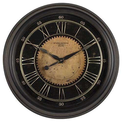 Best Buy: Studio Designs Home 24" Classic Villa Wall Clock Antique ...