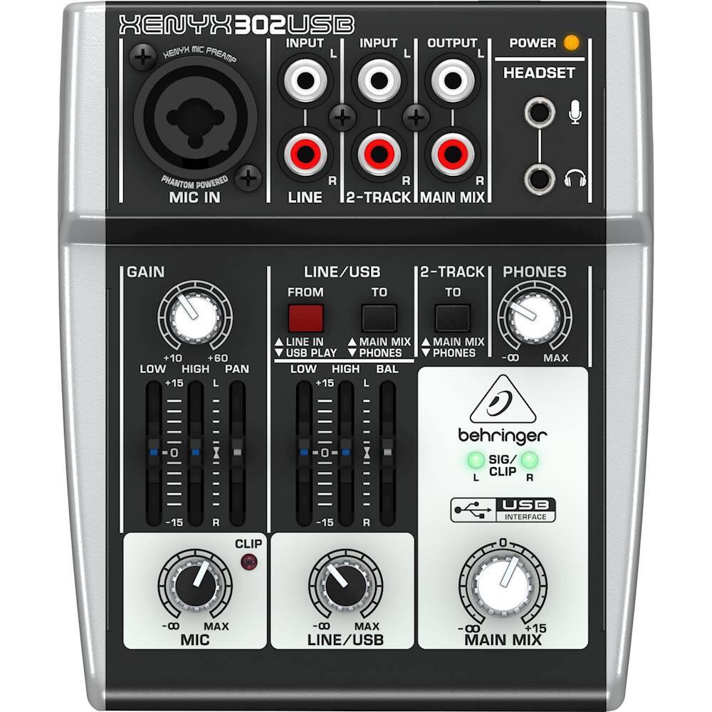 Best Buy: Behringer XENYX Premium 5-Input Analog Mixer 302USB