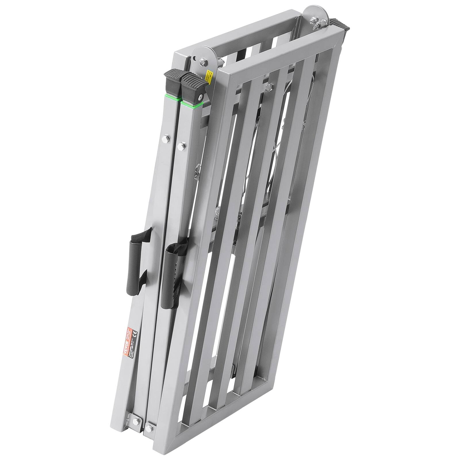 VEVOR Work Platform, 4 Gear Adjustable Height, Folding Alloy Steel Step ...
