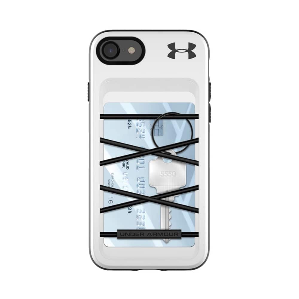 Best Buy: Under Armour Case for Apple® iPhone® 7 and 8 Black/White ...