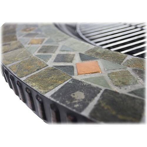 Best Buy: Pleasant Hearth Elizabeth Slate Fire Pit Rubbed Bronze OFW103RI