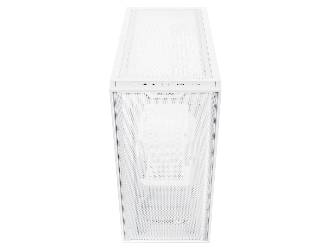 ASUS A21/WHT// Micro ATX Computer Case Steel / Plastic / Tempered Glass ...