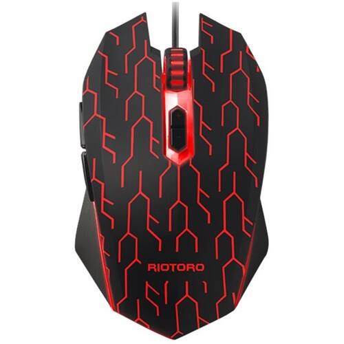 Best Buy: RIOTORO URUZ Z5 Lightning USB Optical Mouse Black MR600L