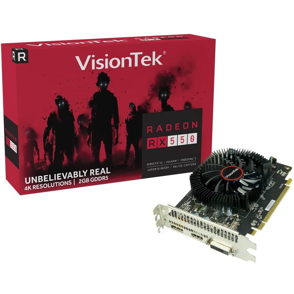 Best Buy: VisionTek AMD Radeon RX 550 2GB GDDR5 PCI Express 3.0 ...