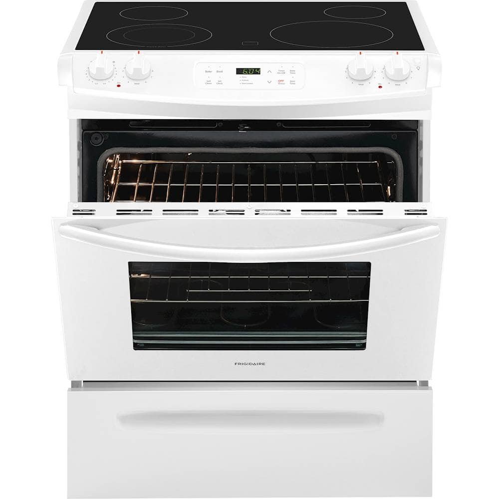 Best Buy: Frigidaire 4.6 Cu. Ft. Self-Cleaning Slide-In Electric Range ...