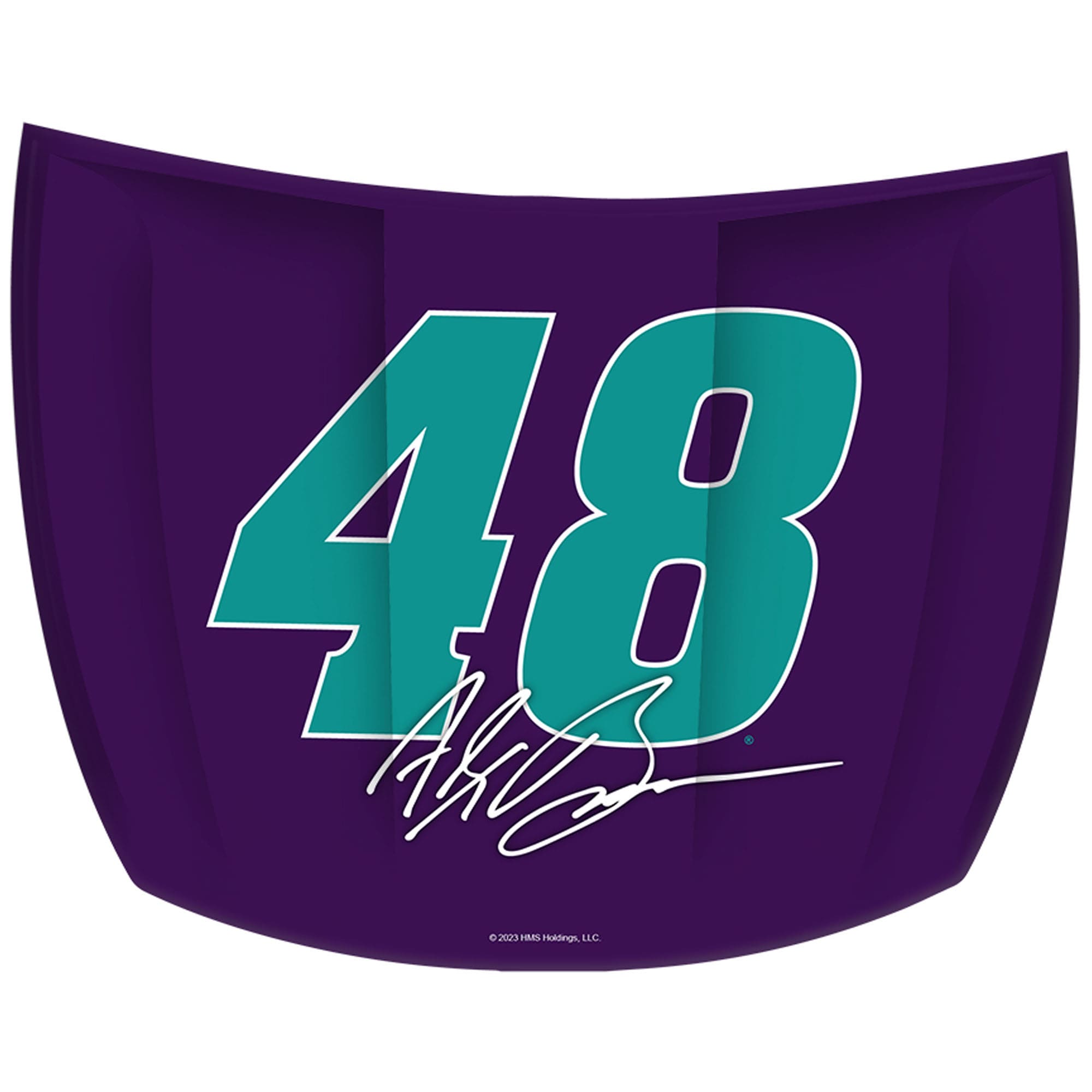 The Fan Brand Alex Bowman Signature Design 58" x 43" Car Hood Wall Sign ...