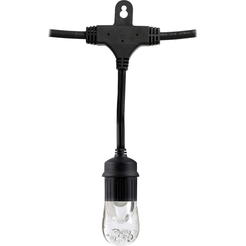 Best Buy: Enbrighten Café LED Lights (12 feet/6 bulbs) Black 31660999