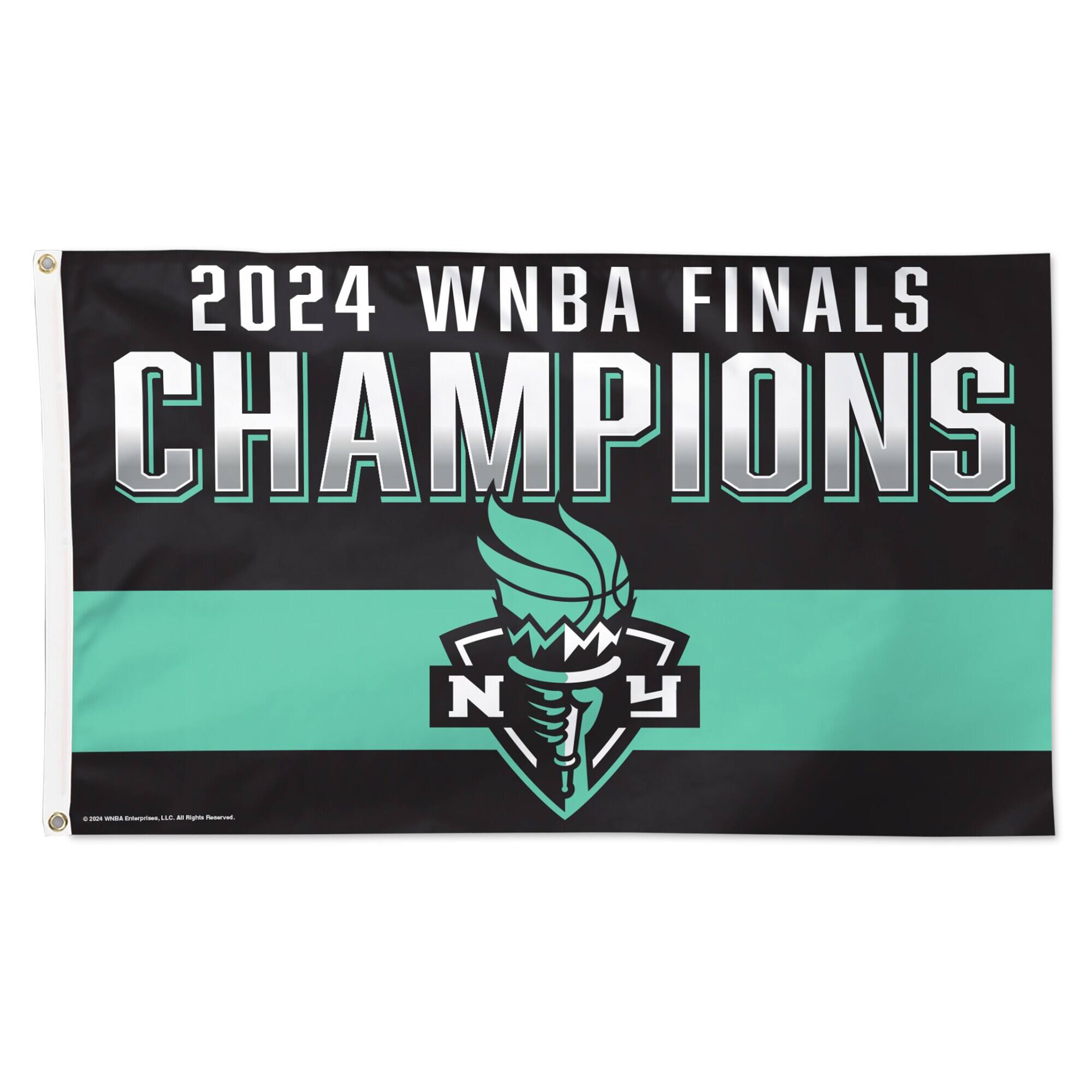WinCraft New York Liberty 2024 WNBA Finals Champions 3' x 5' One Sided ...