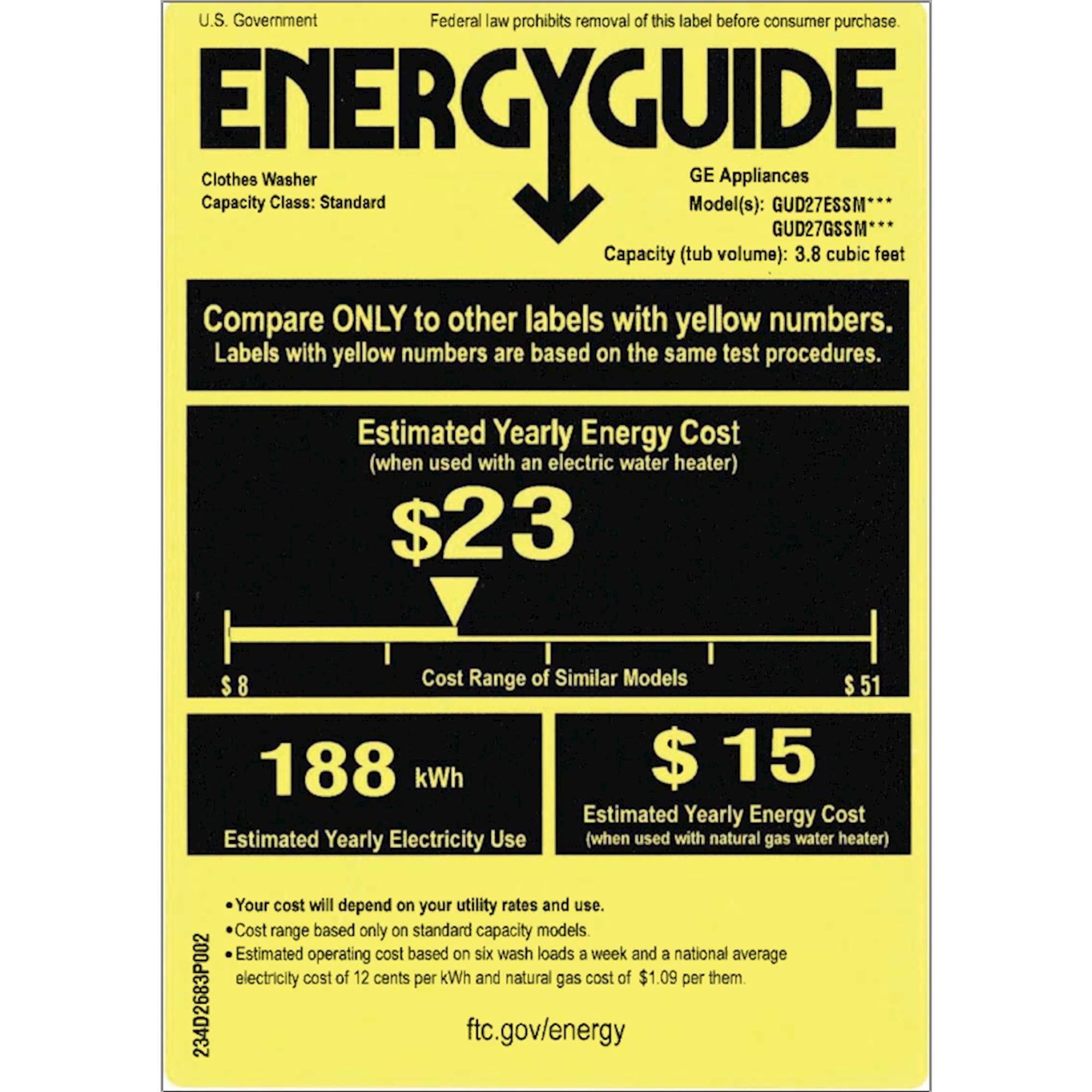 Customer Reviews: GE 3.8 Cu. Ft. Top Load Washer and 5.9 Cu. Ft. Gas ...