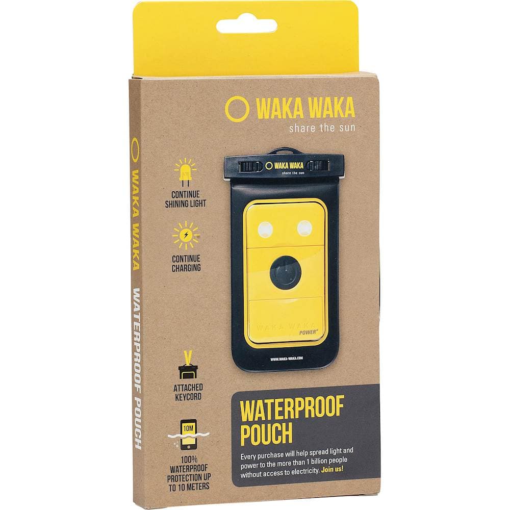 Best Buy: WakaWaka Water-Resistant Pouch Black/Yellow/Transparent A00A0201
