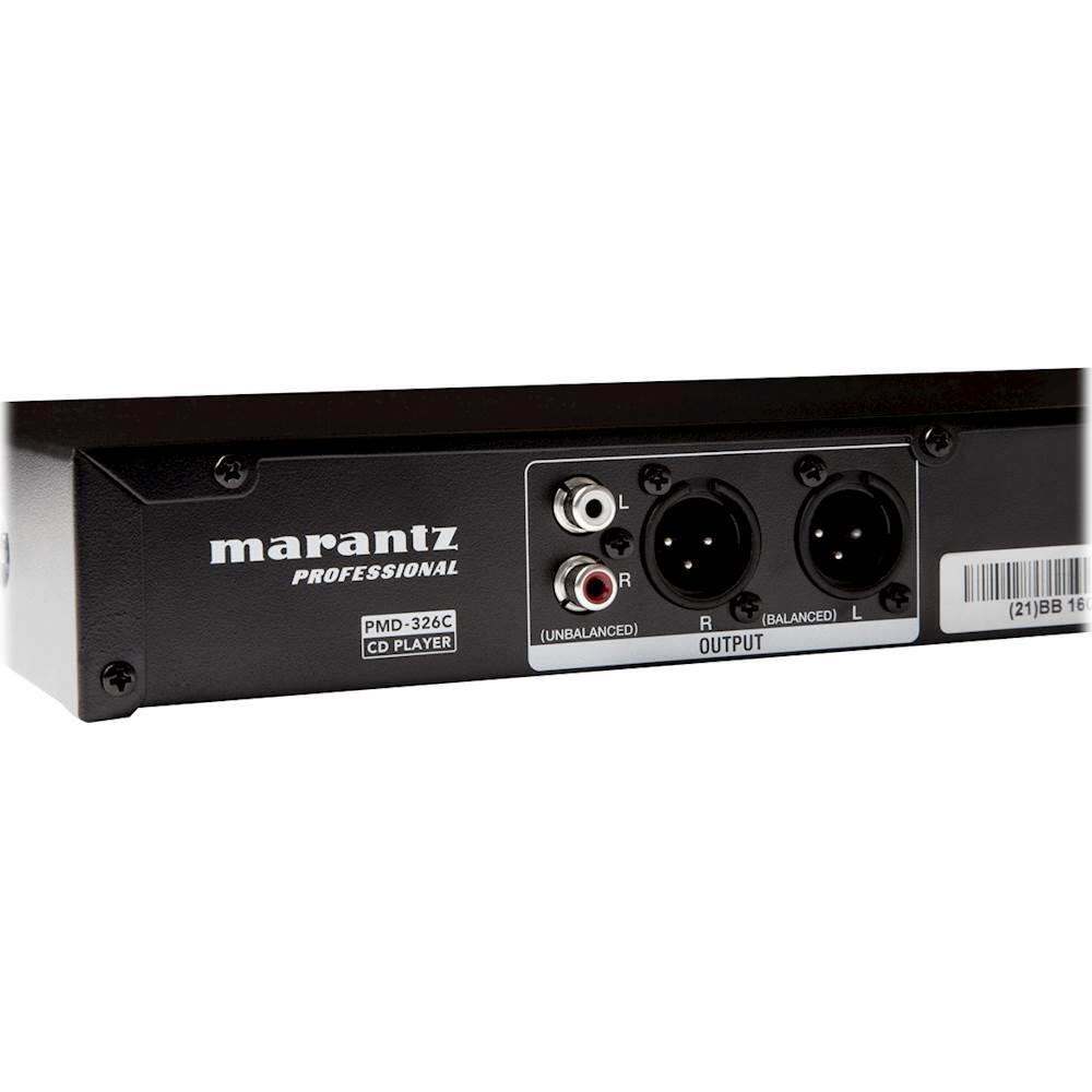 Best Buy: Marantz Professional CD/Media Player Black PMD326C