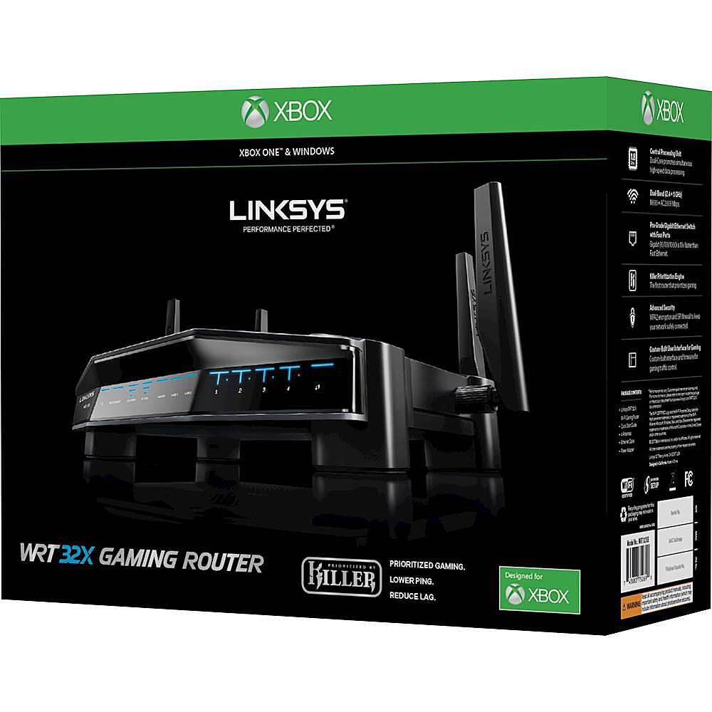 Best Buy: Linksys AC3200 Dual-Band Wi-Fi Router Black WRT32XB