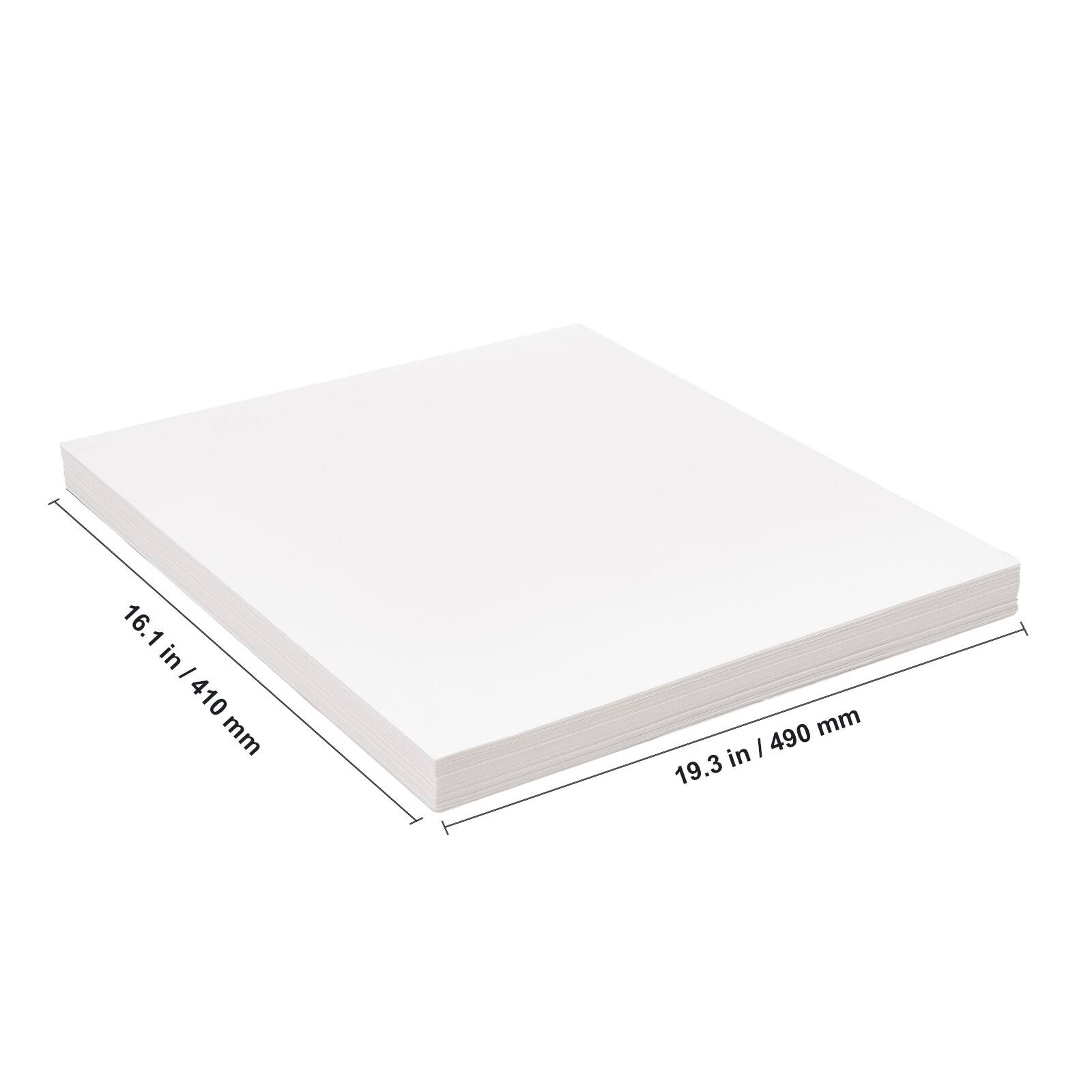 VEVOR Fryer Filter Paper, 100 Sheets, 19.3" x 16.1" White LZ-18L-38L ...