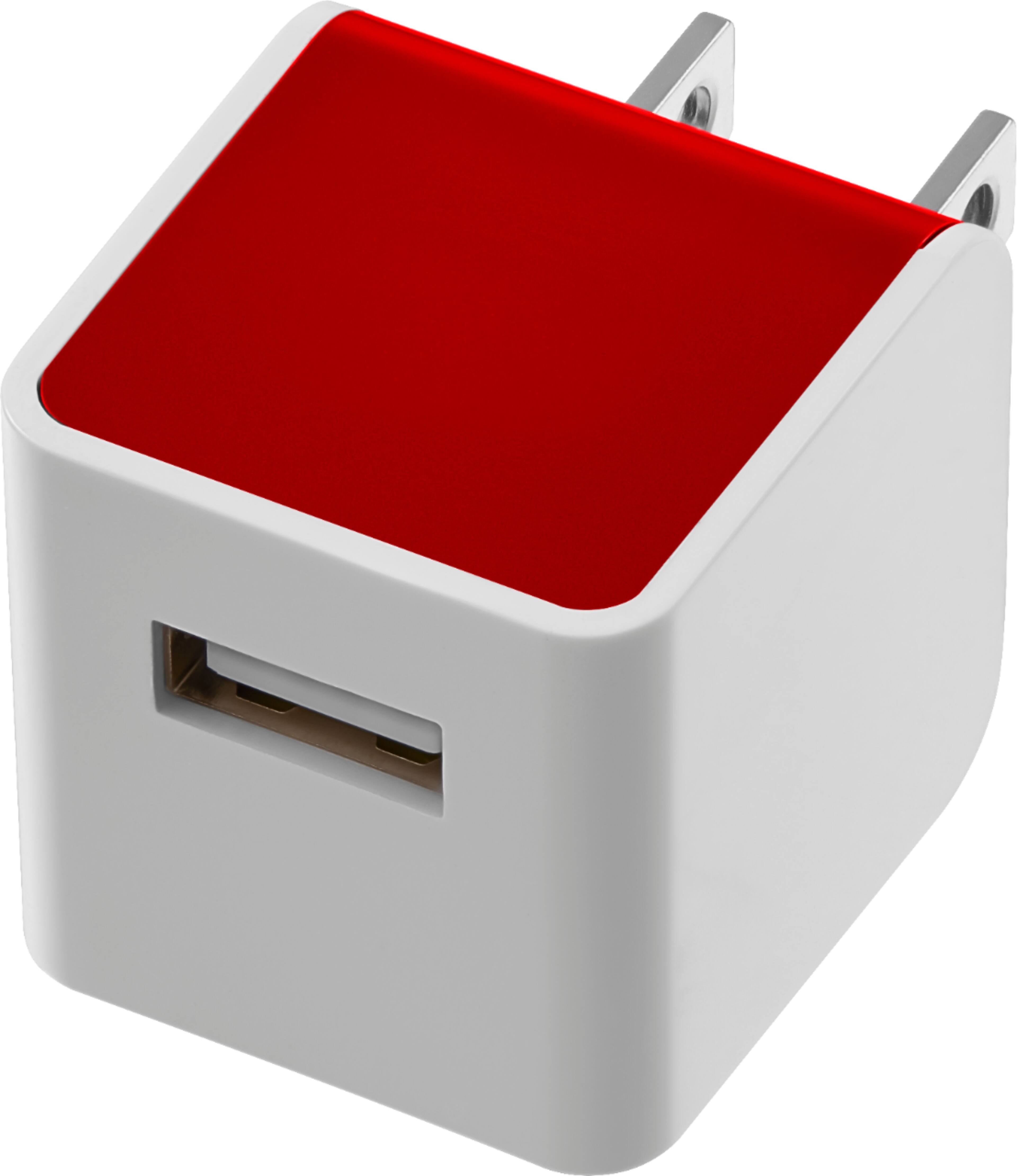 Best Buy: Insignia™ Power Adapter White/Red NS-MAC11U