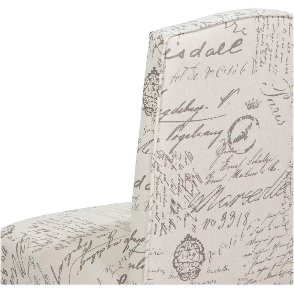 Best Buy: Noble House French Script Dining Chairs (Set of 2) Beige 230274