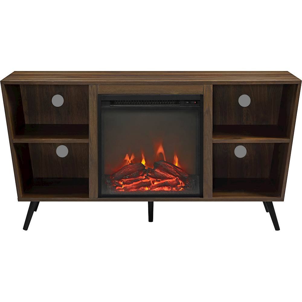 Walker Edison TV Cabinet Dark Walnut BB52FP18CRDW - Best Buy