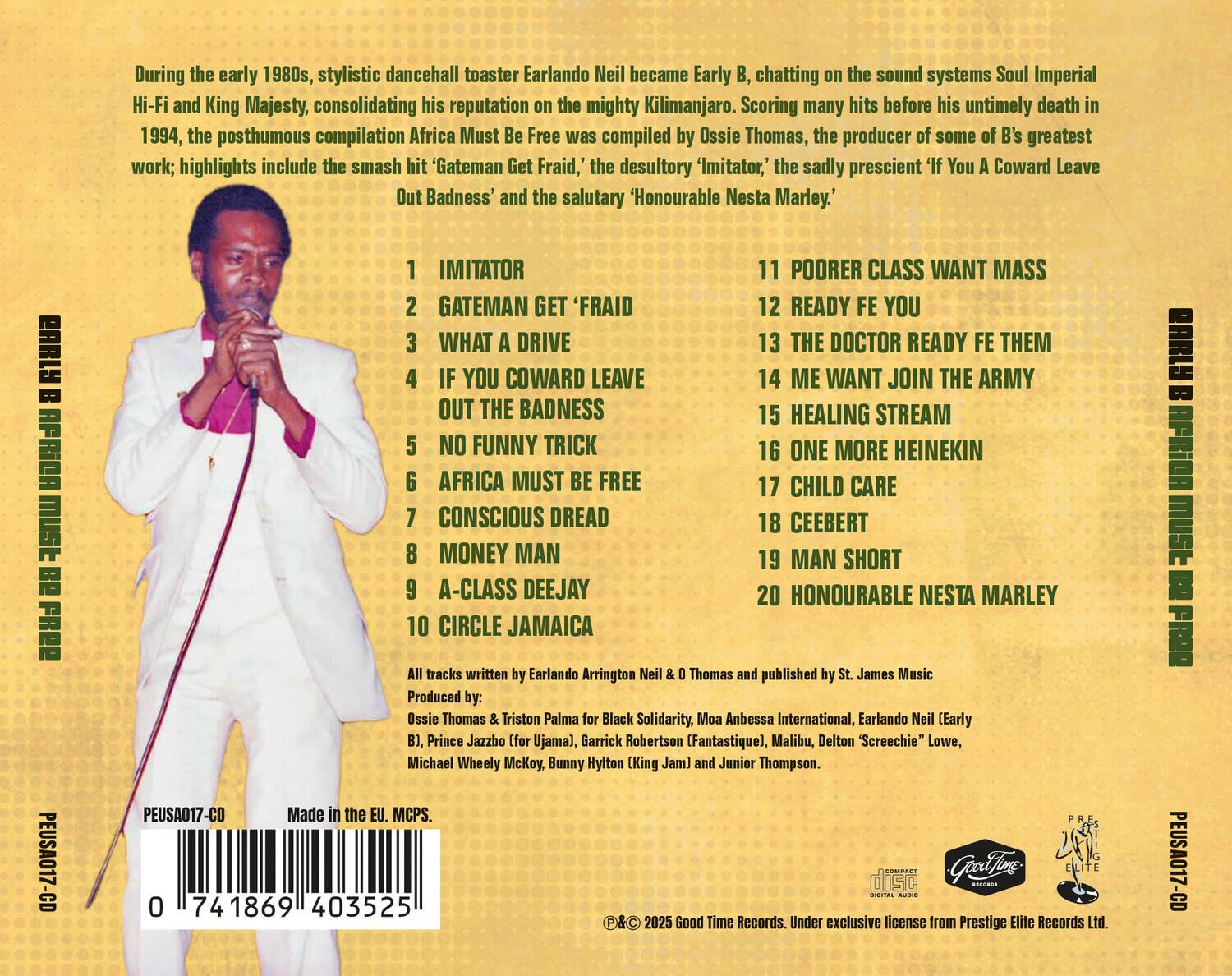 Early B Africa Must Be Free COMPACT DISCS [CD] - Best Buy