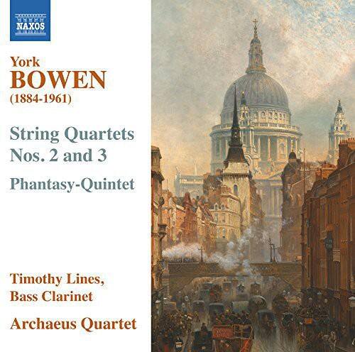 Bowen / Lines / Archaeus Qrt String QRTS 2 3 & Phantasy Quintet COMPACT ...