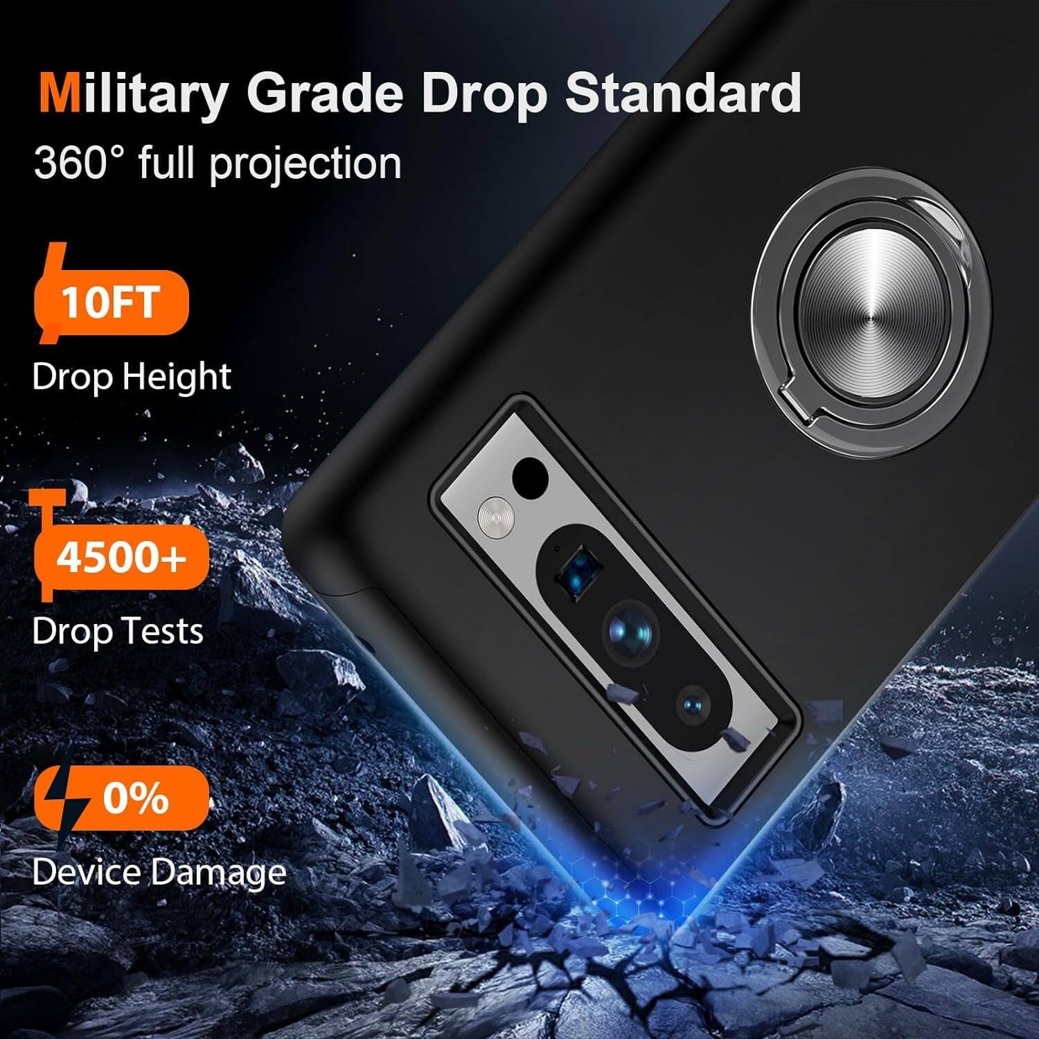 Entronix 3 in 1 Bundle for Google Pixel 8 Pro Case, Screen Protector ...