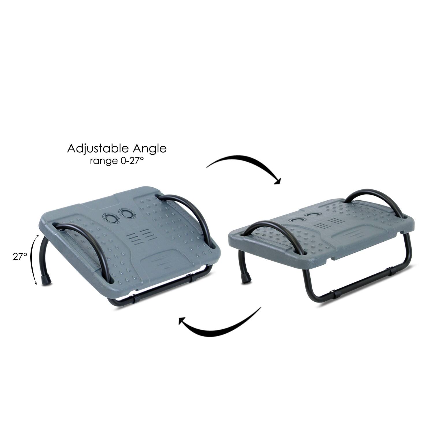 Furinno Hidup New Pebbles Therapy Technique Adjustable Footrest Gray ...