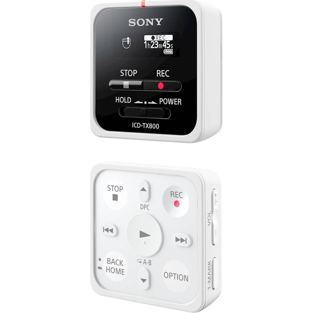 Best Buy: Sony Digital Voice Recorder White ICDTX800/W