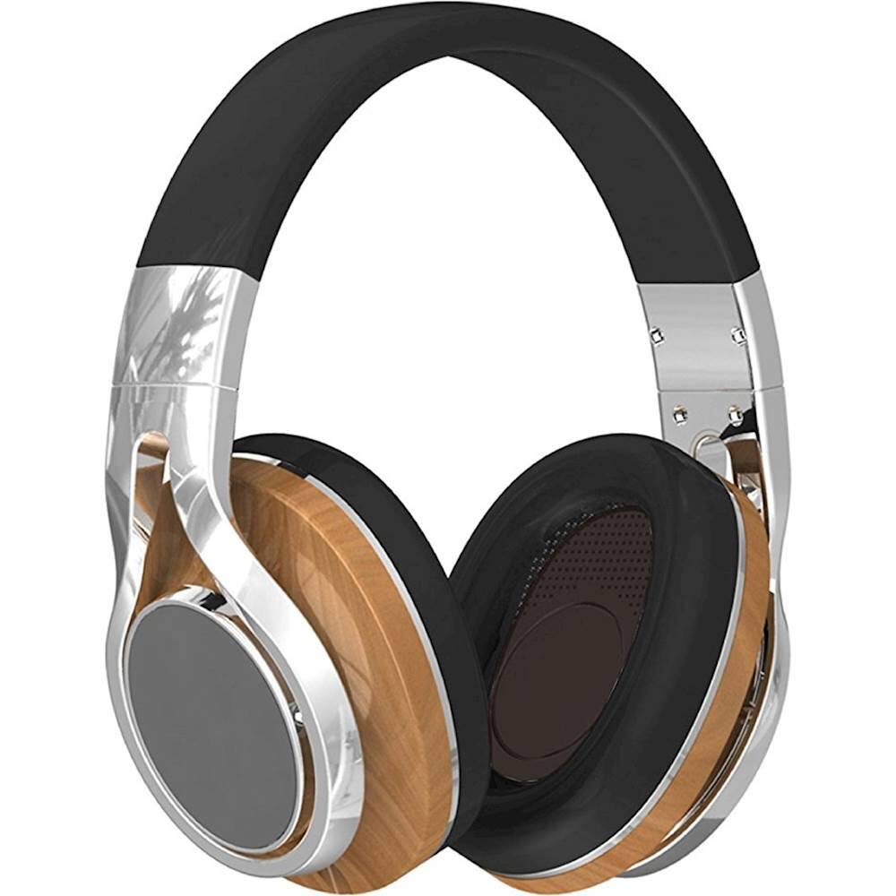 CyberDrive Hi Res Wired Over the Ear Headphones Woodgrain I502C - Best Buy