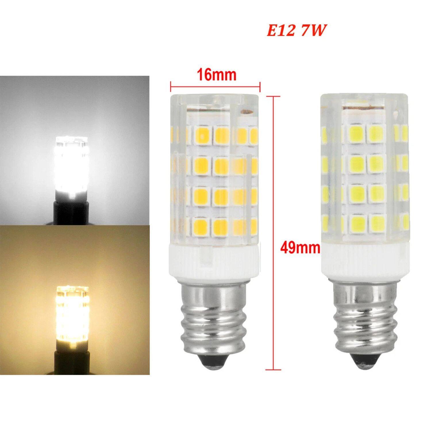 Home Collection 5pcs LED Corn Bulbs 7W E12 Warm White (2700K 3000K) for ...