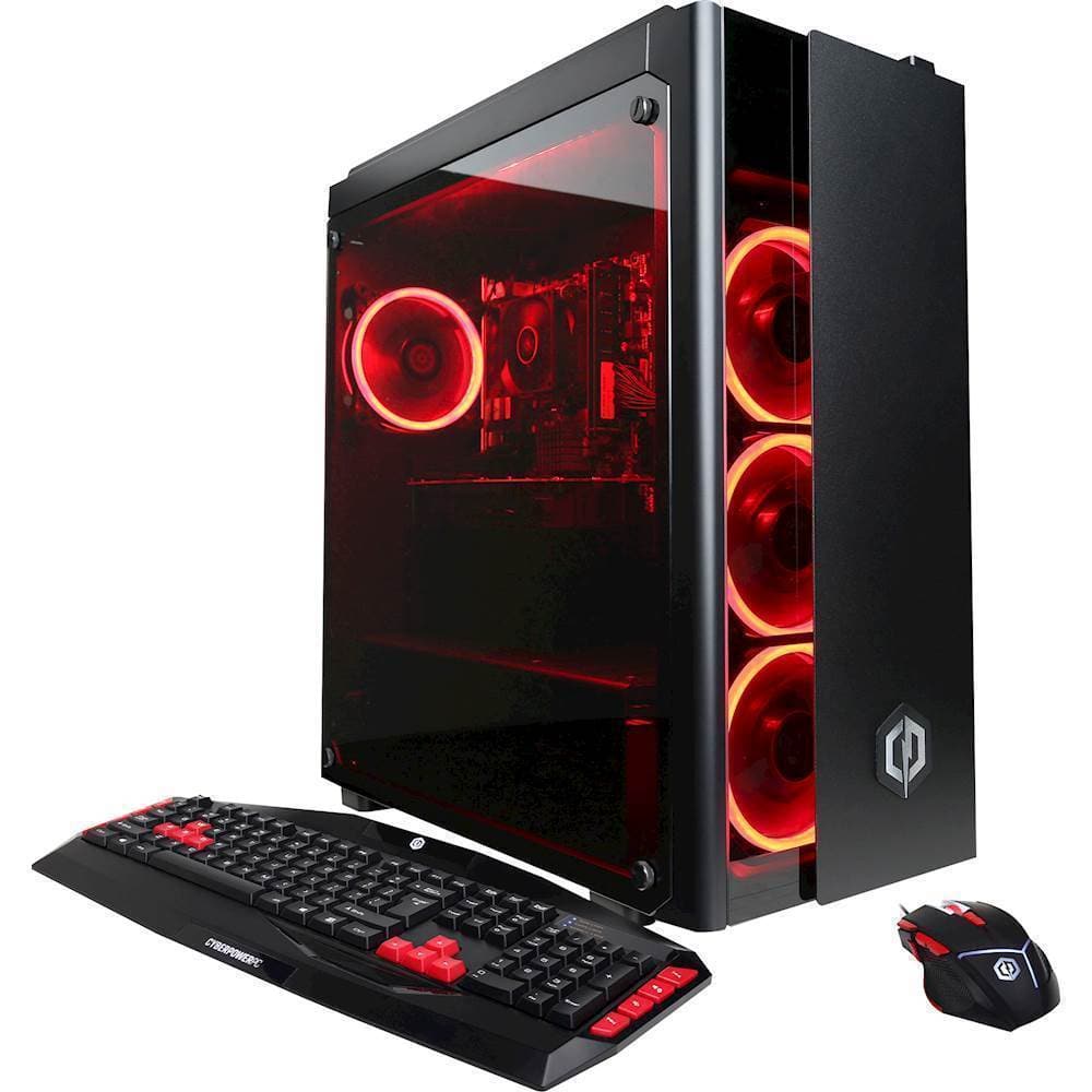 CyberPowerPC Gamer Master Desktop AMD Ryzen 5 Series 8GB Memory AMD ...