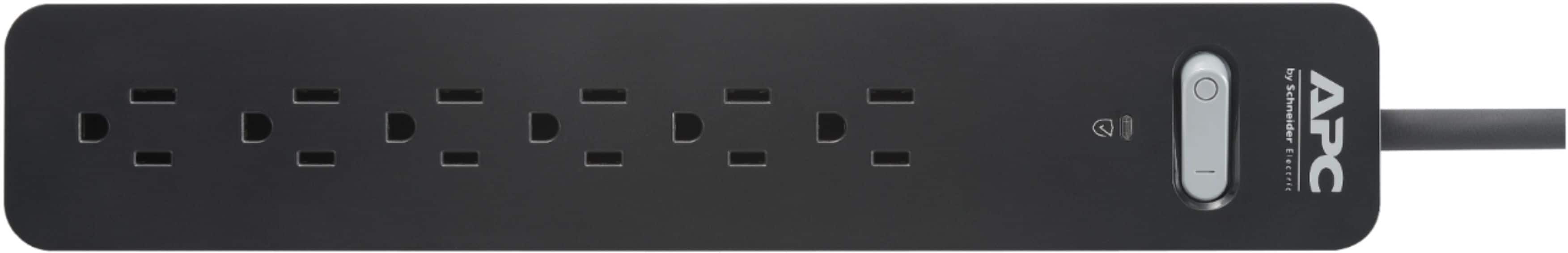 Best Buy: APC Essential SurgeArrest 6-Outlet Surge Protector Black/Gray ...