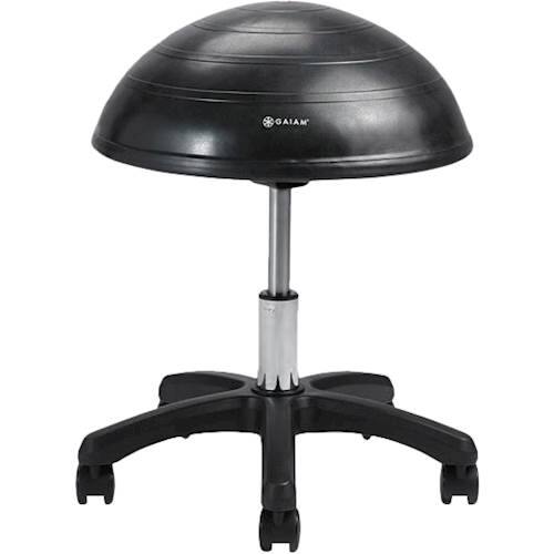 Best Buy: Gaiam Balance Ball® PVC Stool Black 05-62550