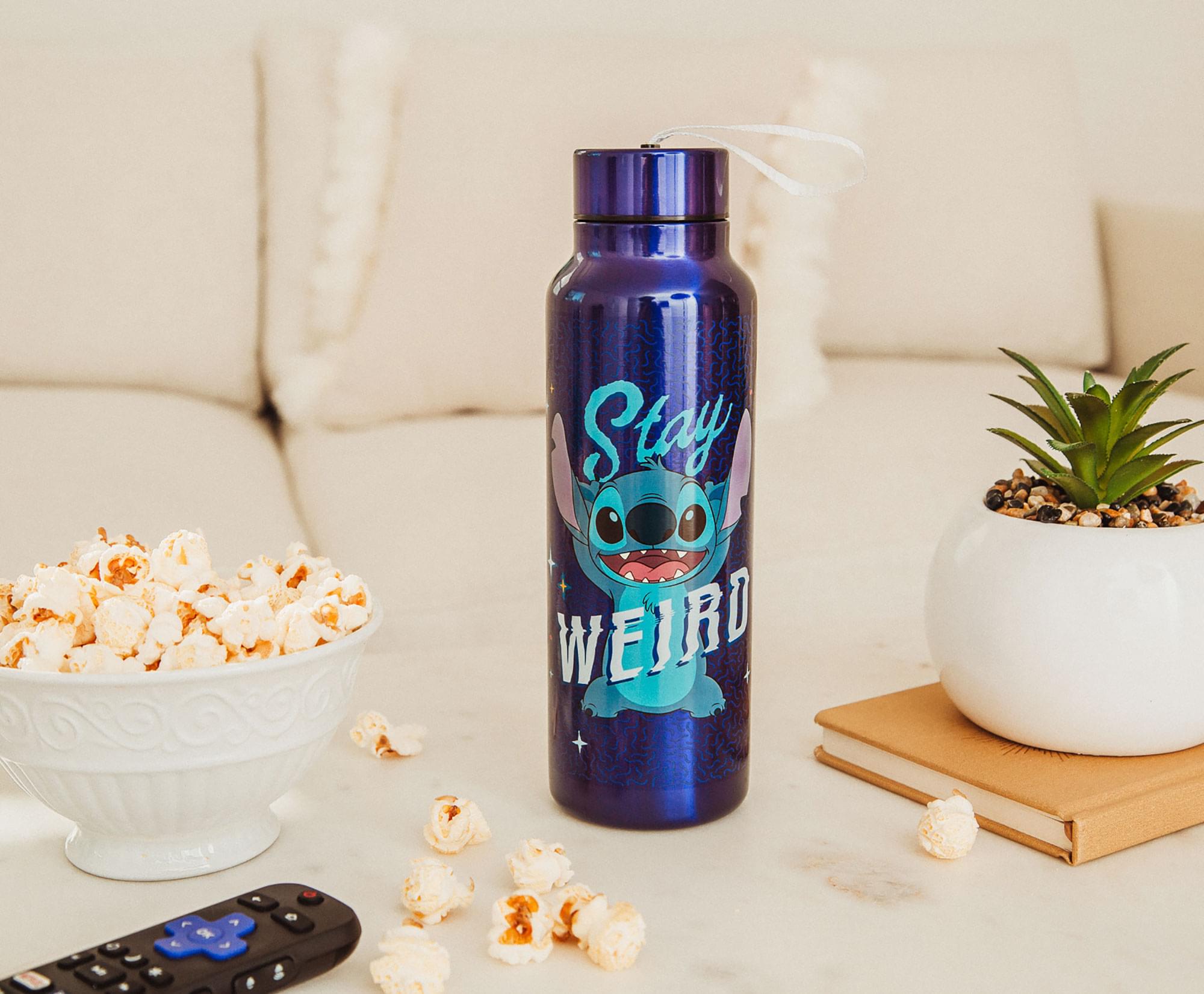 Disney Lilo & Stitch "Stay Weird" Stainless Steel Water Bottle | 27 ...