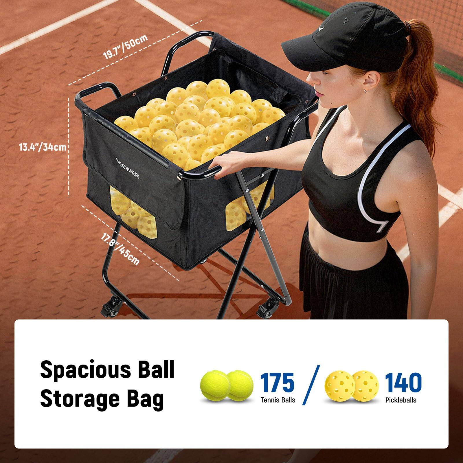 Neewer Tennis/Pickleball Ball Hopper for Training Black PB01X - Best Buy