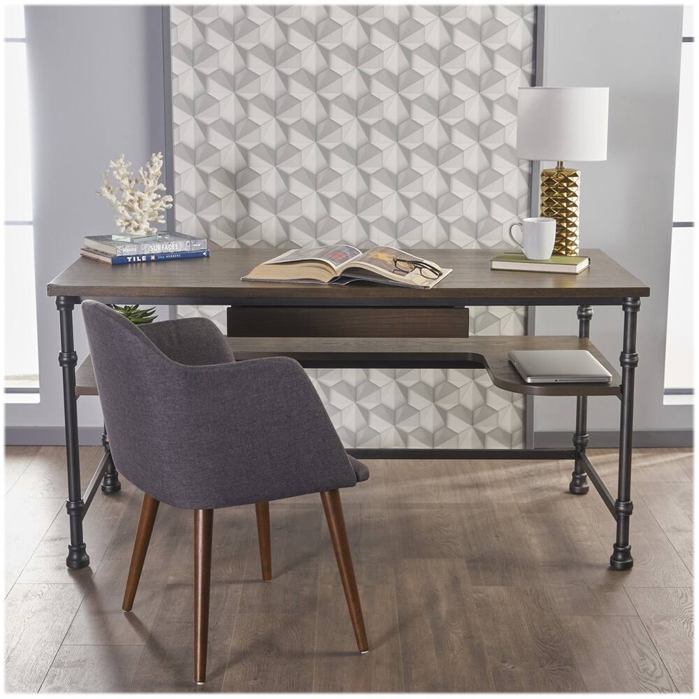 Questions and Answers: Noble House Colbert Industrial Desk Gray 302142 ...
