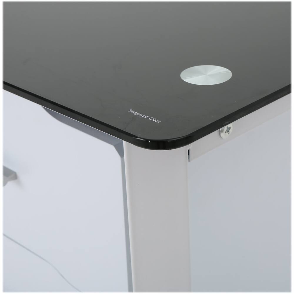 Customer Reviews: Noble House Maxwell Glass Computer Desk White 300823 ...