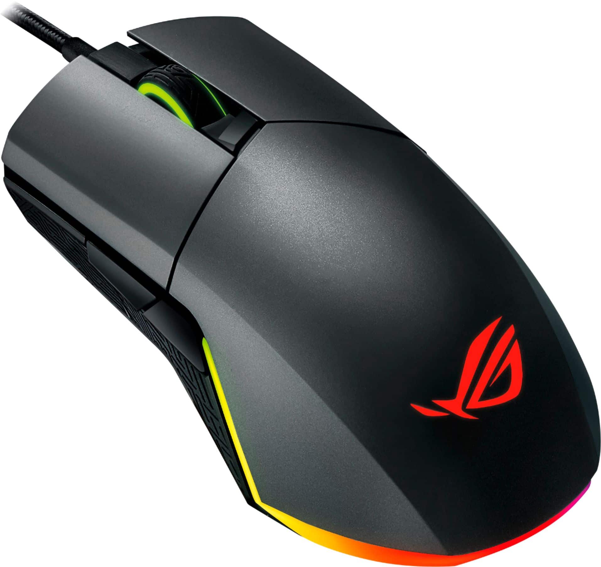 Best Buy: ASUS ROG Pugio Wired Optical Gaming Mouse Black ROG PUGIO