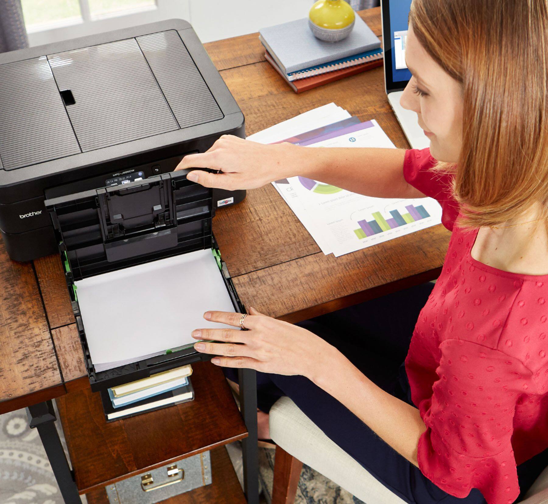 Brother Work Smart Series MFC J895DW Wireless All In One Inkjet Printer