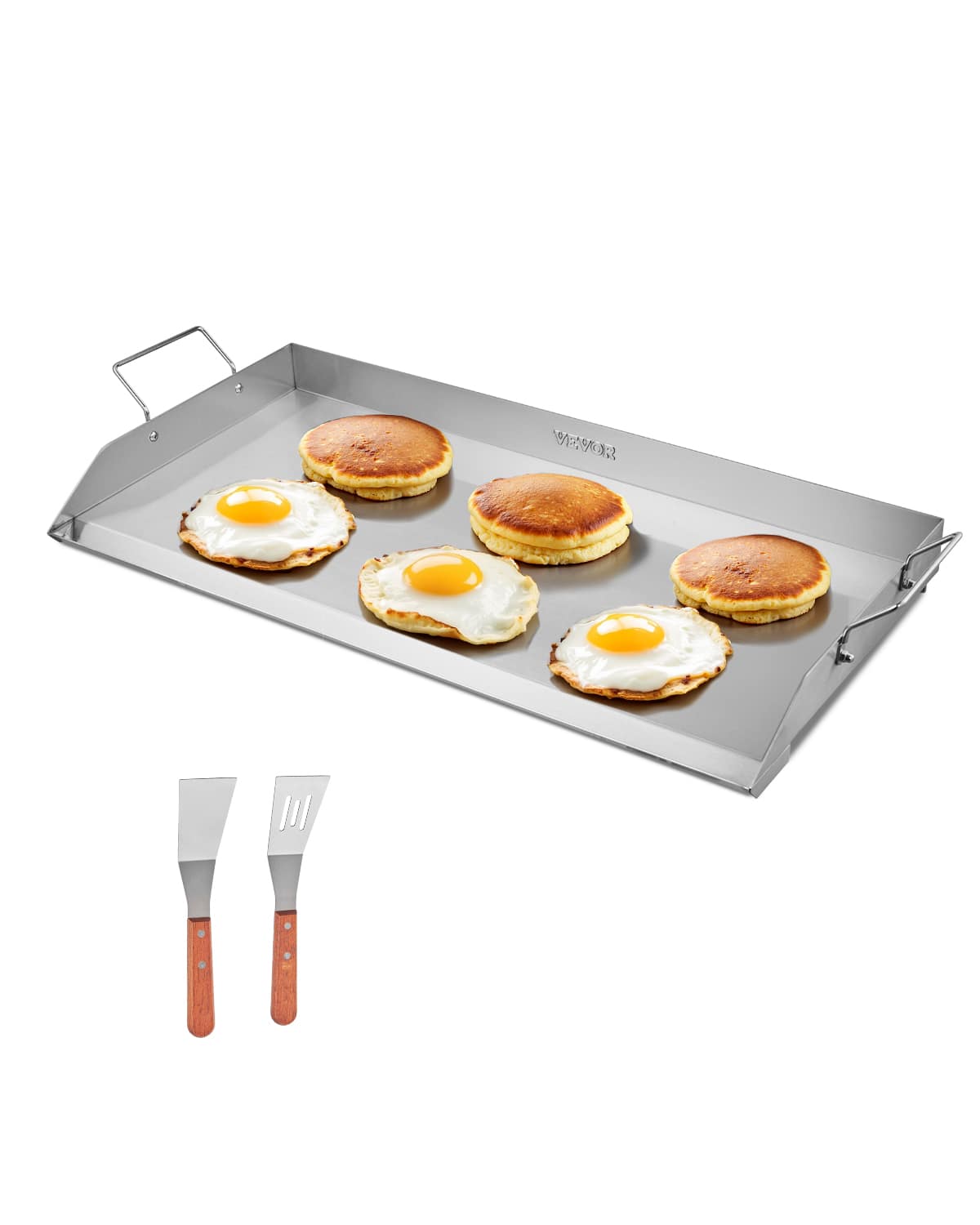 Vevor Stainless Steel Griddle, 32x16 inch Universal Flat Top ...