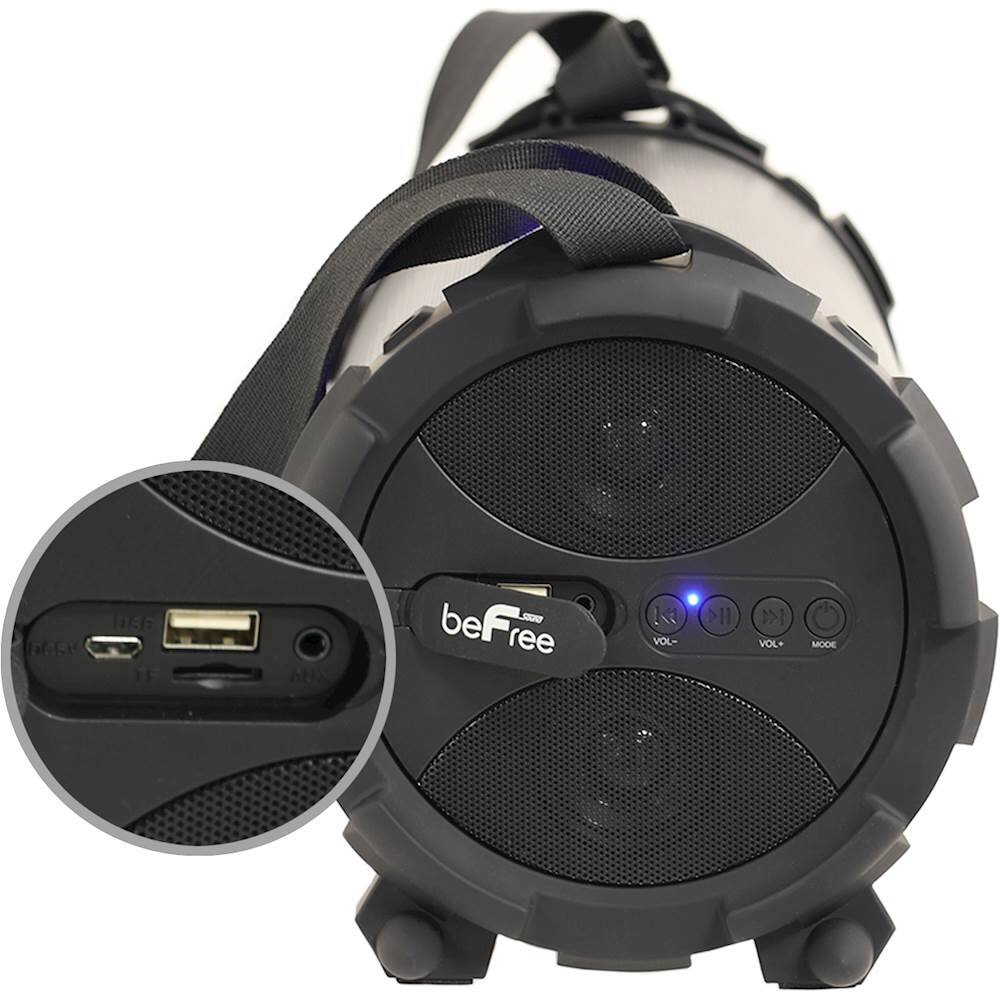 Best Buy: beFree Sound Portable Bluetooth Speaker Black 915103650M