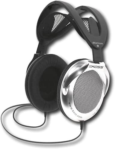 Best Buy: Koss UR 40 Over-the-Ear Headphones Silver, Black UR 40