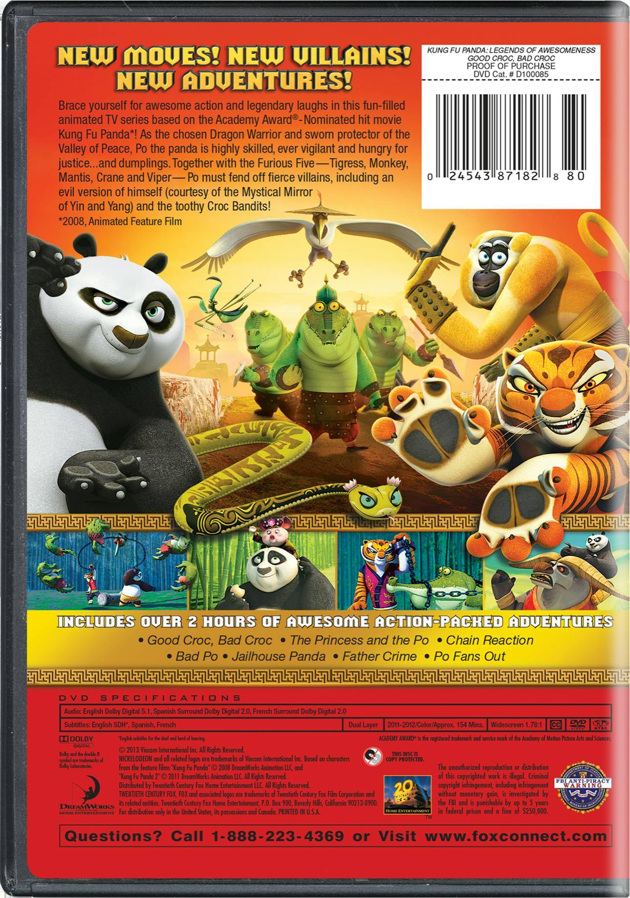 Kung Fu Panda: Legends of Awesomeness Good Croc, Bad Croc [DVD ...