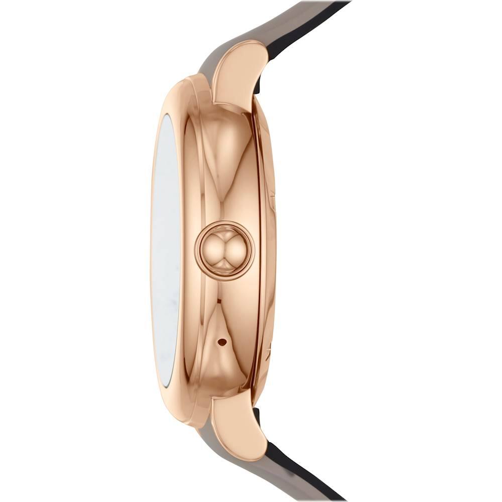 Customer Reviews: Marc Jacobs Riley Smartwatch 44mm Stainless Steel Rose Gold With Taupe ...