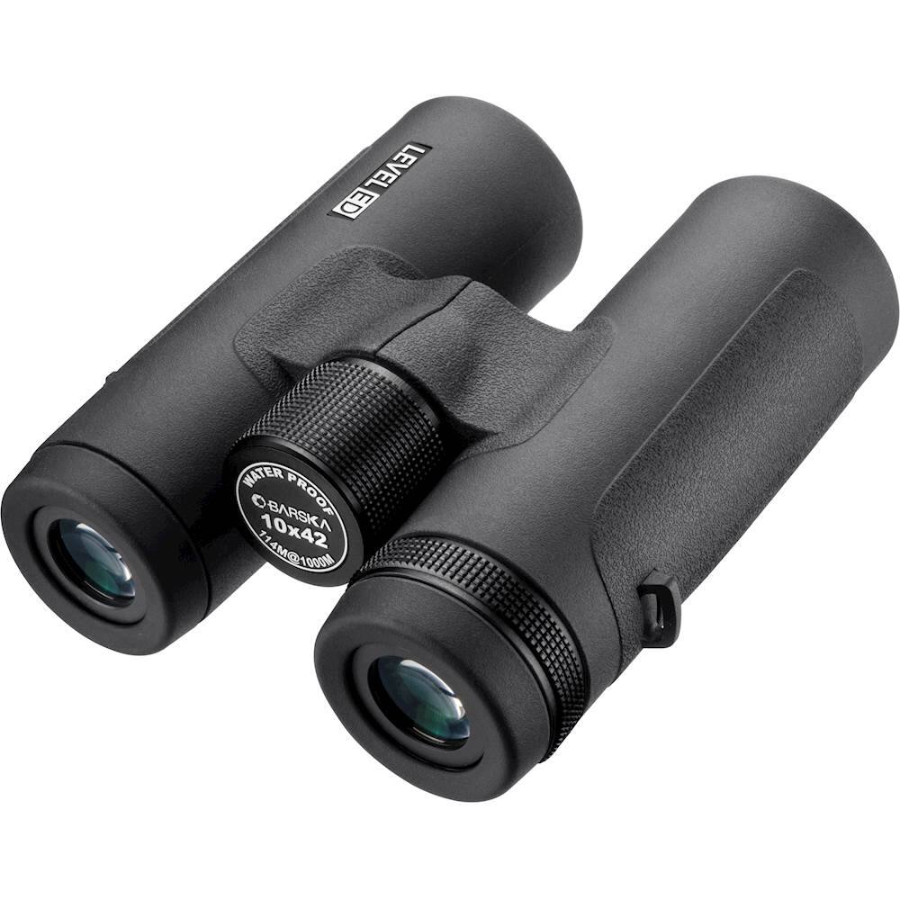 Best Buy: Barska Level ED 10 x 42 Water-Resistant Binoculars Black ...